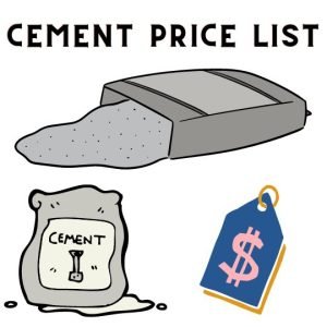 All Cement Price List Today 2023 | Today Cement Price Per Bag - Civil Info